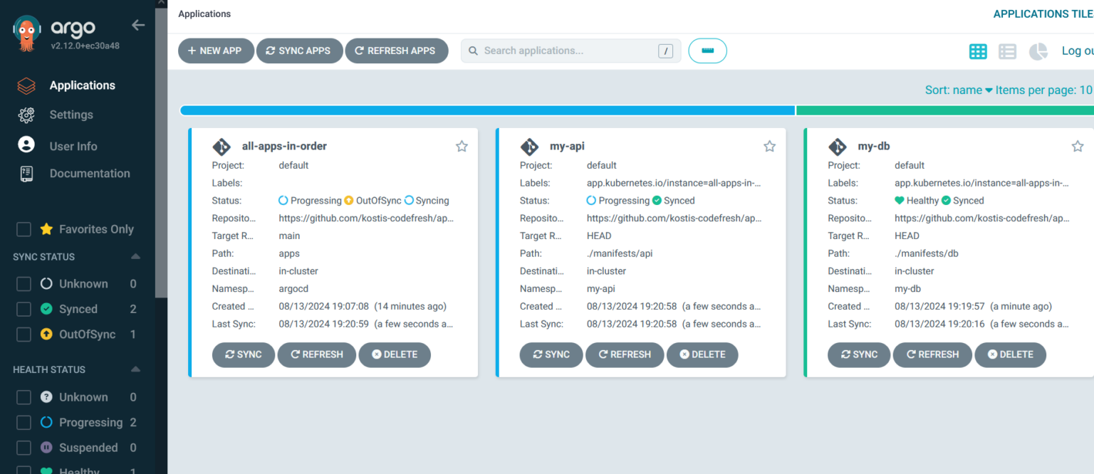 Argo CD Application Dependencies | Codefresh